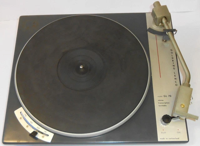 VINTAGE GOLDRING LENCO GL70 (aka Goldring Lenco GL59) - With Lenco L70 ...