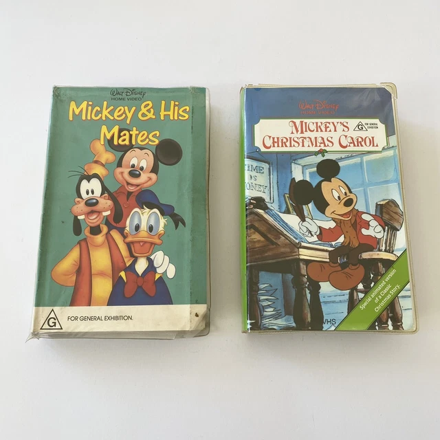 VINTAGE WALT DISNEY Home Video Mickey Mouse VHS Video Tapes - Clamshell ...