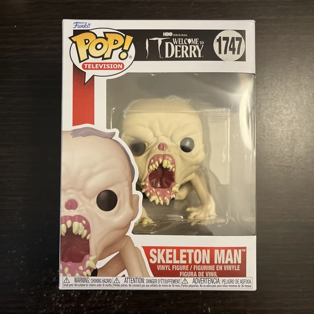FUNKO POP! IT: Welcome To Derry Skeleton Man Figure #1747 £18.13 ...