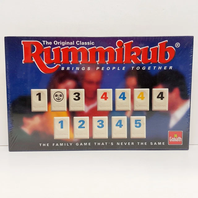 RUMMIKUB THE ORIGINAL Classic Game, 1995 by Goliath SEALED 100% ...