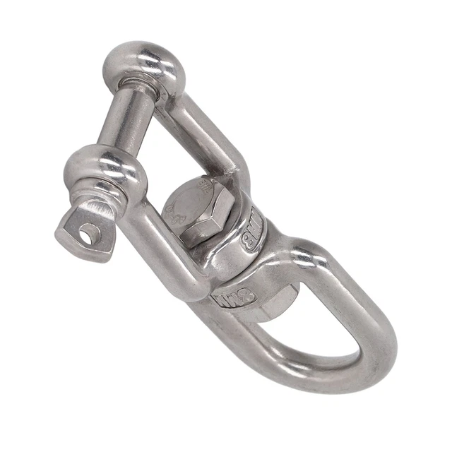 DOUBLE JAW SHACKLE Professional Heavy Duty 304 Stainless Steel Rolling Shac GDB $14.70 - PicClick AU