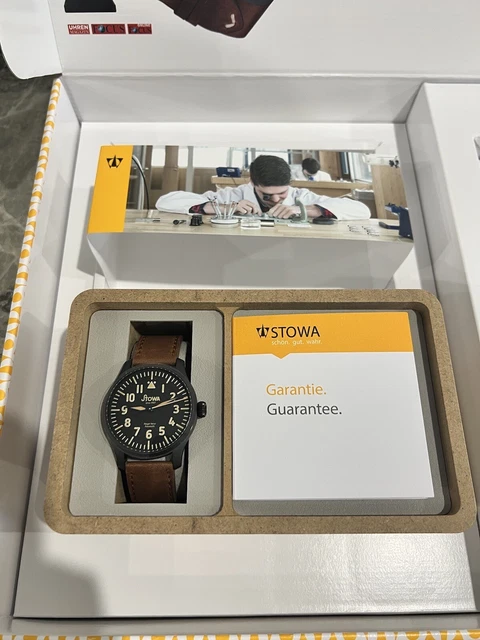 STOWA FLIEGER WATCH 95th Limited edition with old stowa logo $1,920.00 ...