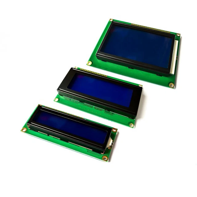 BLUE YELLOW GREEN 1602A 2004A 12864B LCD display blacklight screen for ...