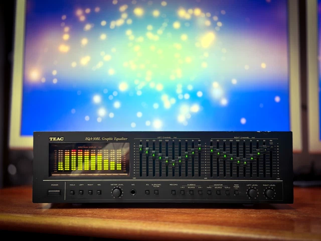 TEAC EQA-30BL 🌈RaRe🌈 Vintage Stereo Graphic Equalizer $1,240.90 ...