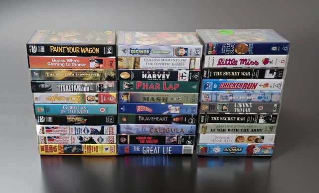 ASSORTED VHS VIDEO Tapes - Movies - Documentaries - Sport - Music - Comedy $19.95 - PicClick AU
