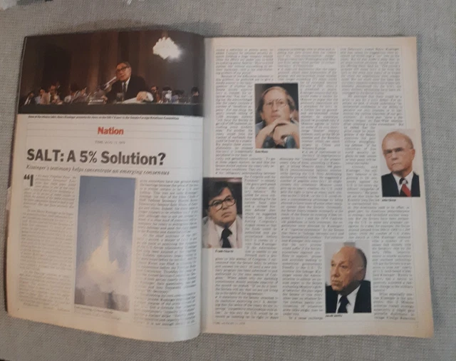 TIME MAGAZINE AUGUST 13, 1979 Hollywood Whiz Kid Diane Lane Kissinger ...