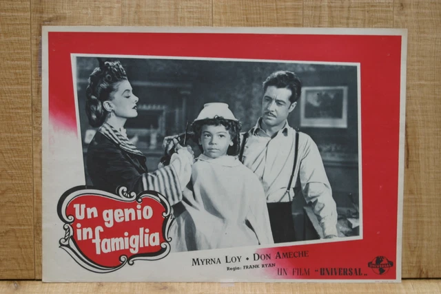 UN GENIO IN FAMIGLIA fotobusta poster Don Ameche Haircut So Goes my ...