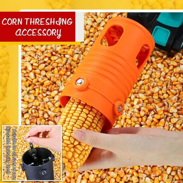 CORN THRESHING ACCESSORY Fully Auto Quickly Remove Drill Kernels Corn Q A3H4 £6.65 - PicClick UK