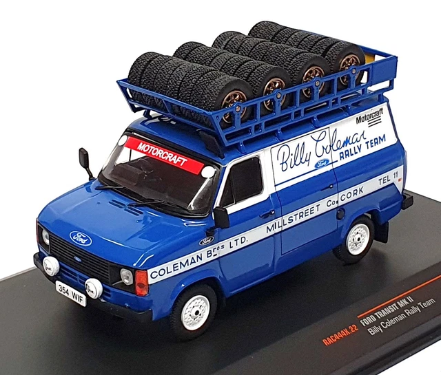 IXO 1/43 SCALE RAC444X.22 Ford Transit Mk2 Billy Coleman Racing Team ...