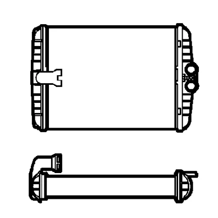RADIATORE RISCALDAMENTO MERCEDES Benz Classe C W202 1993-2000 EUR 59,99 ...