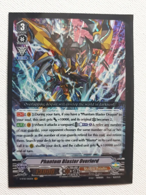 CARDFIGHT! VANGUARD TCG - Phantom Blaster Overlord V-BT10/002EN-VR $25. ...