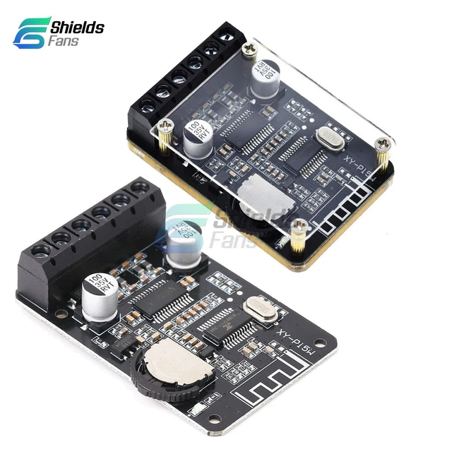 DC 12V/24V 10/15/20W High Power Digital Stereo Bluetooth Amplifier ...