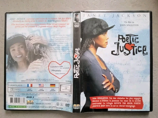 POETIC JUSTICE DVD Janet Jackson Tupac Shakur Ferrell J. Singleton ...