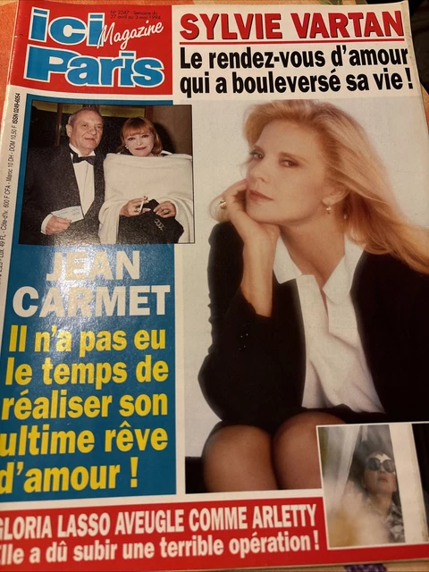 SYLVIE VARTAN JOHNNY Hallyday Jean Carmet Magazine Ici Paris Collector 1994 EUR 10,00 - PicClick FR