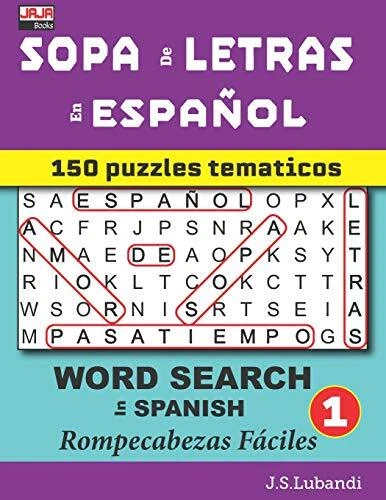 SOPA DE LETRAS en ESPAAOL (WORD SEARCH in SPAN. Lubandi