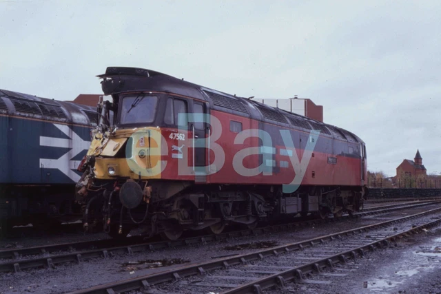 2X 35MM RAILWAY Slide of Class 47 47562 @ Holbeck (bent) Copyright to ...