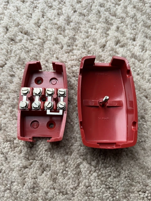 VINTAGE GPO TELEPHONE Block Terminal 52a / Junction Box - Red - New Old ...