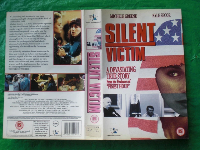 SILENT VICTIM- VHS VIDEO SLEEVE ONLY (original artwork) 3900 £4.95 ...