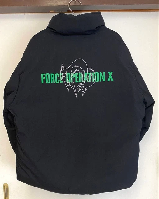 GU X METAL Gear Solid Delta Snake Eater Down Jacket M Black Japanese ...