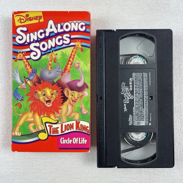 DISNEY'S SING ALONG Songs - The Lion King: Circle of Life (VHS, 1994) £ ...