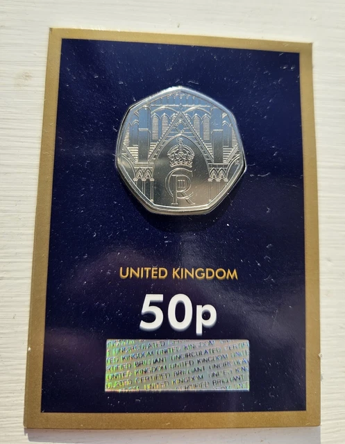 50P COIN 2023 King Charles Ill Coronation CERTIFIED Special Edition ... 50P COIN 2023 King Charles Ill Coronation CERTIFIED Special Edition ...