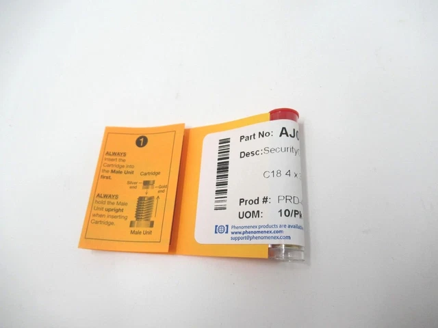 PHENOMENEX AJ0-4289 SECURITYGUARD Cartouches C8 Hplc Colonnes 2.0 3.0mm ...