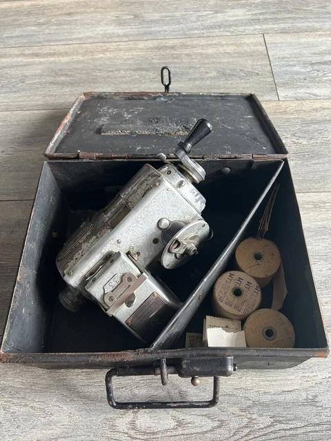 ANTIQUE PLESSEY BUS Tram Train Conductor Ticket TIM Machine Boxed Case ...