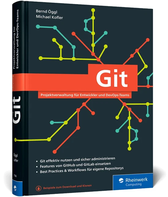 GIT FÜR ENTWICKLER & DevOps, Rheinwerk, Hardcover, Weiß EUR 22,95 - PicClick DE