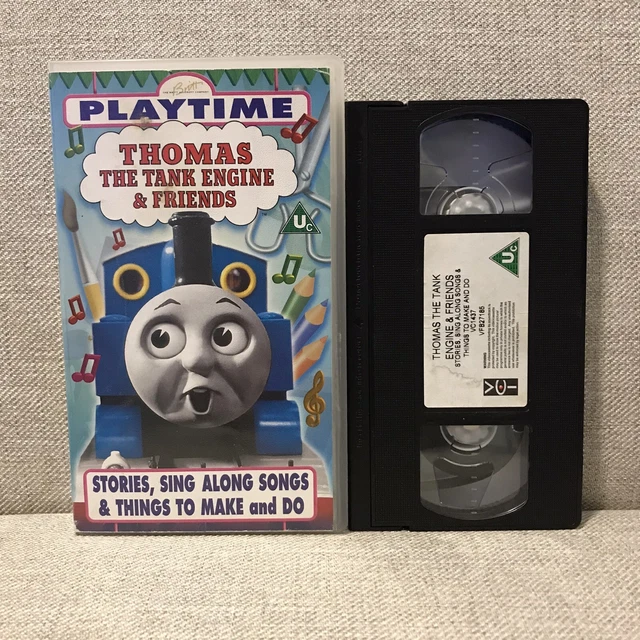 THOMAS THE TANK Engine & Friends Playtime Vhs Video - Stories Sing ...