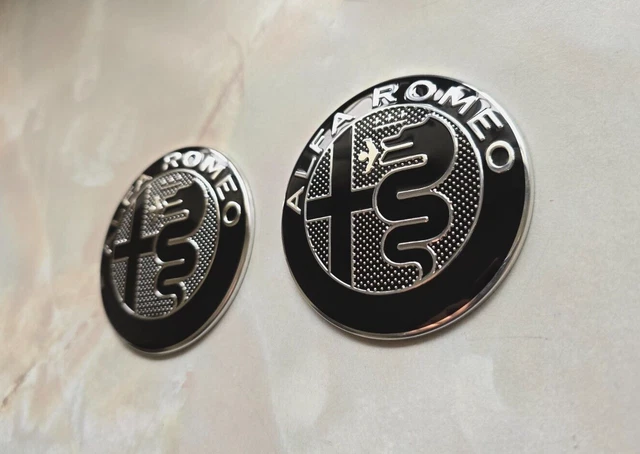 ALFA ROMEO GIULIA GTAm Boot,Grille 74mm Badge Set,156,Brera,Spider ...