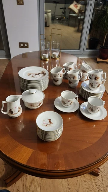 PORZELLAN KAFFEE SERVICE Ilmenau Graf von Henneberg Modell Tirol handgemalt EUR 89,00 - PicClick DE