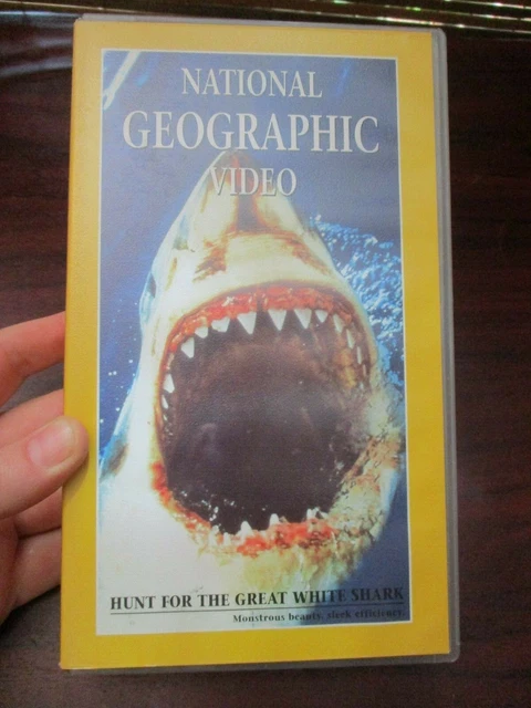 NATIONAL GEOGRAPHIC HUNT for the Great White Shark VHS Video Tape (NEW ...