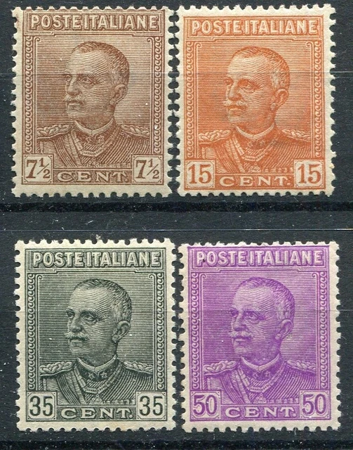 REGNO D'ITALIA 1928-29 Effigie V.e Iii Serie Completa Mnh** Cat. S47+S50 EUR 1,99 - PicClick IT