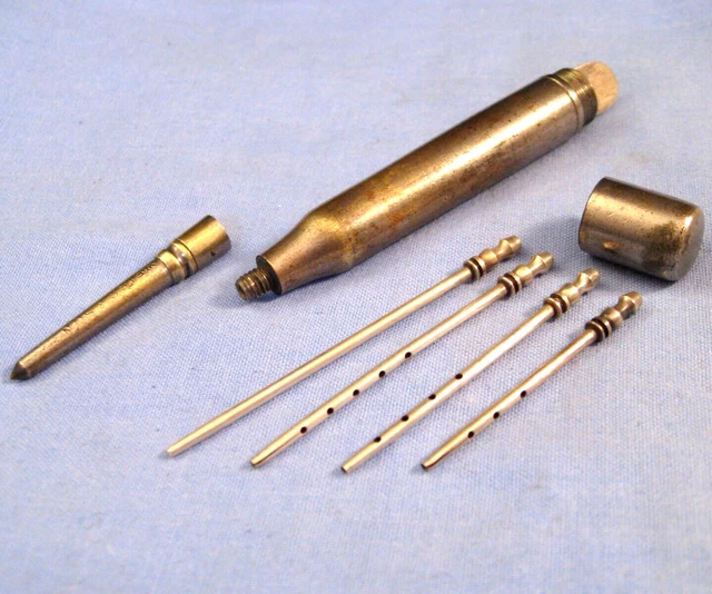 WEISS ANTIQUE TROCAR Southeys Tubes Caustic Holder Pocket Medical Tool ...