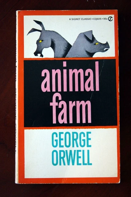 ANIMAL FARM BY George Orwell 1946 Signet Classic Paperback 36th ...