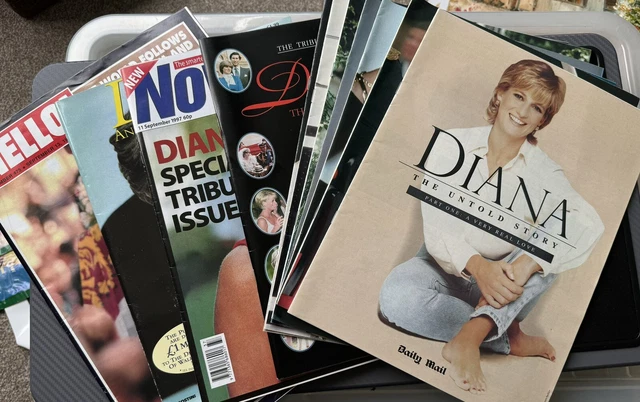 RARE VINTAGE PRINCESS Diana Magazines From 90’s - Hello, Diana Untold ...