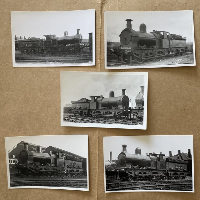 5 PHOTOGRAPHS LNER (Ex Gcr) Class J12 Locomotives Nos. 6437 Onwards £4. ...