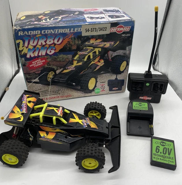 HITARI RADIO CONTROLLED Turbo King Car Vintage 80/90s Rc Car £25.00 - PicClick UK