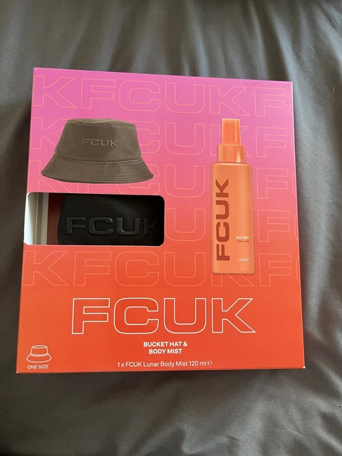 FCUK WOMEN’S GIFT Set Bucket Hat And Body Mist New Teen Ladies Birthday ...
