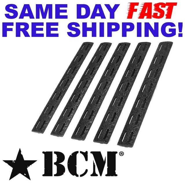 BRAVO COMPANY BCM 5.5 M-LOK Rail Cover 5 Pcs SAME DAY FAST FREE ...