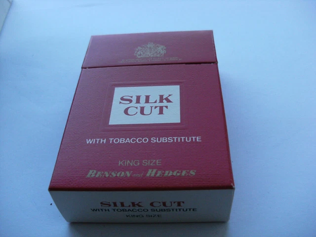 VINTAGE EMPTY CIGARETTE Packet - Silk Cut 20's Type 8 £4.95 - PicClick UK