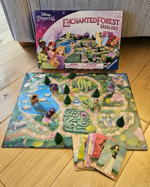 RAVENSBURGER DISNEY PRINCESS ENCHANTED FOREST Sagaland Board Game ...