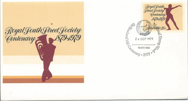 1979 ROWLAND HILL Centenary Special Postmark on PSE 13 Perth Pictor ...