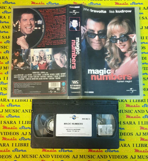 VHS*FILM MAGIC NUMBERS NUMERI MAGICI 2000 John Travolta Lisa Kudrow ...