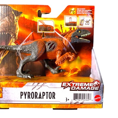 JURASSIC WORLD EXTREME Damage Pyroraptor Dinosaur Dino Walmart ...