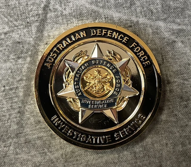AUSTRALIAN ARMY CHALLENGE Coin - Australian Defence Force Investigator ...
