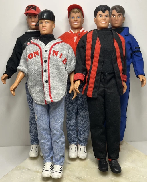 VTG 1990 NEW Kids On The Block All 5 NKOTB Members 12 Inch Dolls SEE ...