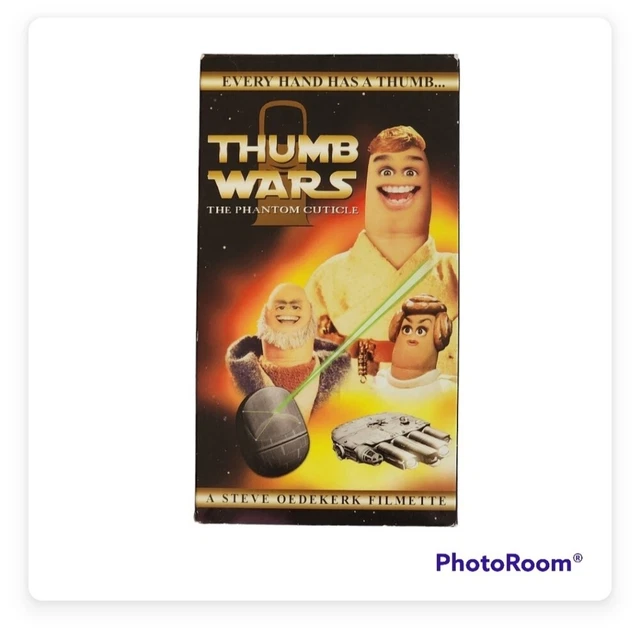VINTAGE 90S THUMB Wars The Phantom Cuticle VHS Movie Star Wars Spoof £ ...