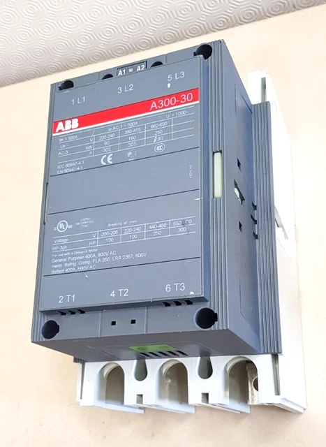 ABB A300-30 CONTACTOR /B1 /199 EUR 700,00 - PicClick FR