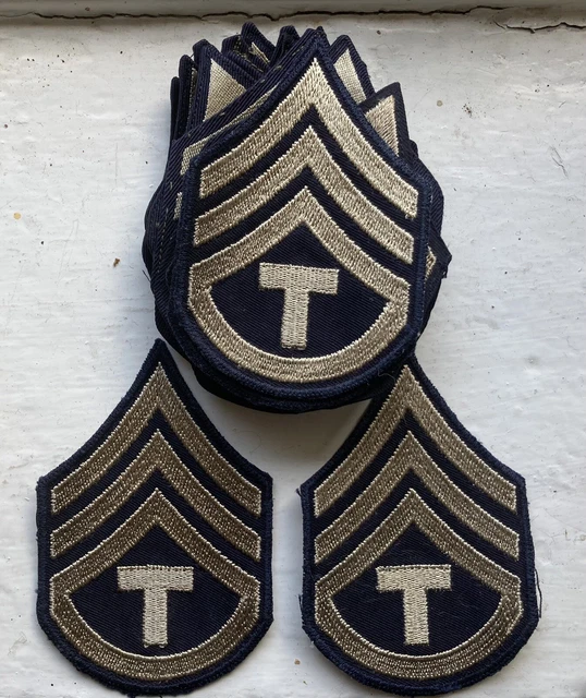 WW2 US ARMY Technician 3rd Grade Rank Stripes Pair American Original £ ...